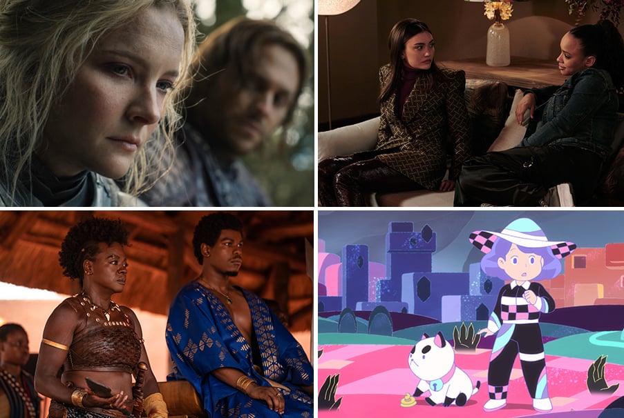 The Rings of Power, Vampire Academy, The Woman King, Soothing Toons ...